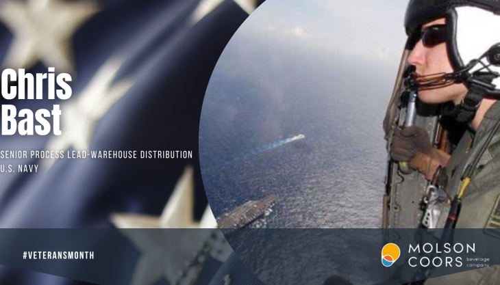 Honoring veterans at Molson Coors: Chris Bast, U.S. Navy | Molson Coors Beer & Beyond